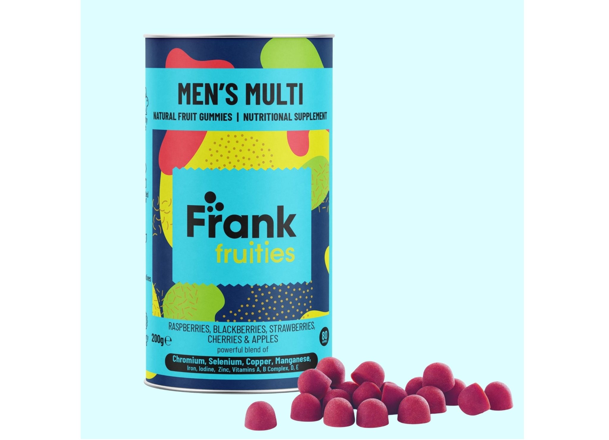Frank Fruities Men`s multi gummies N80 - apteekonline.ee
